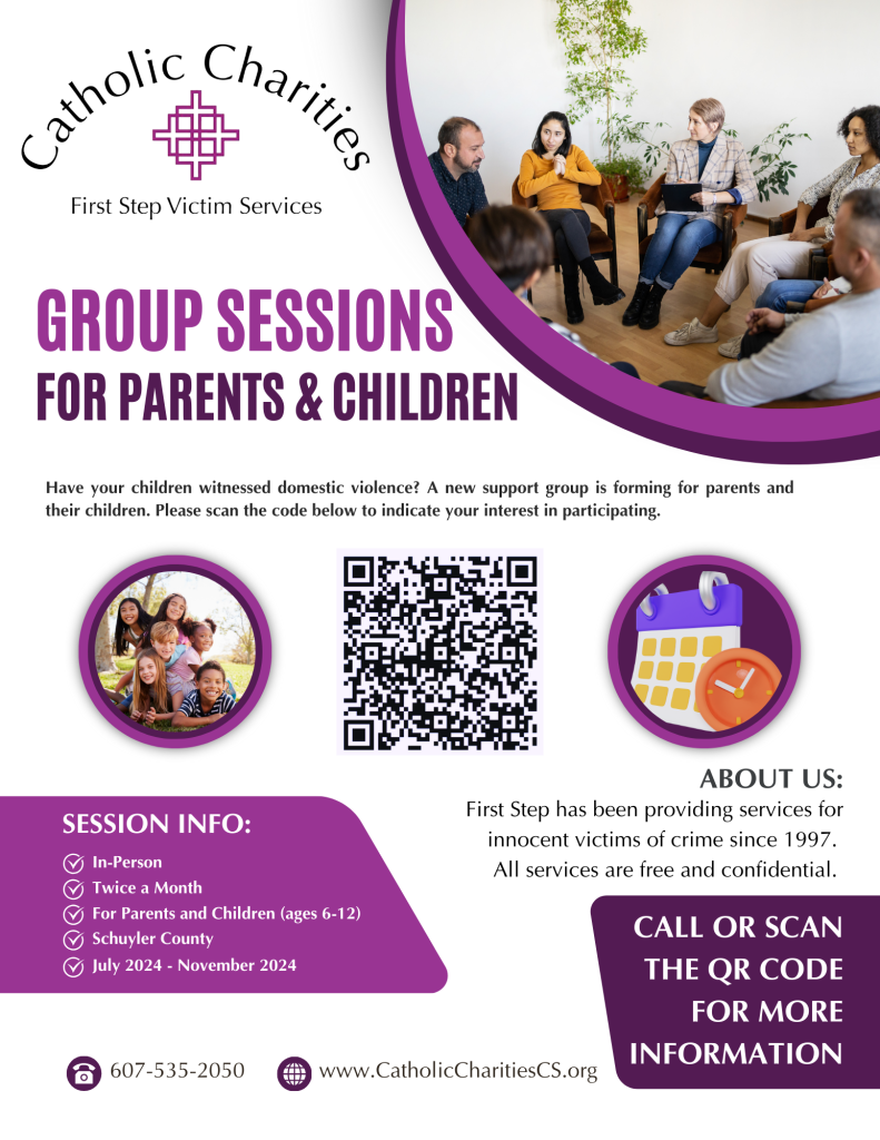 First Step Domestic Violence Support Group | Catholic Charities Chemung ...